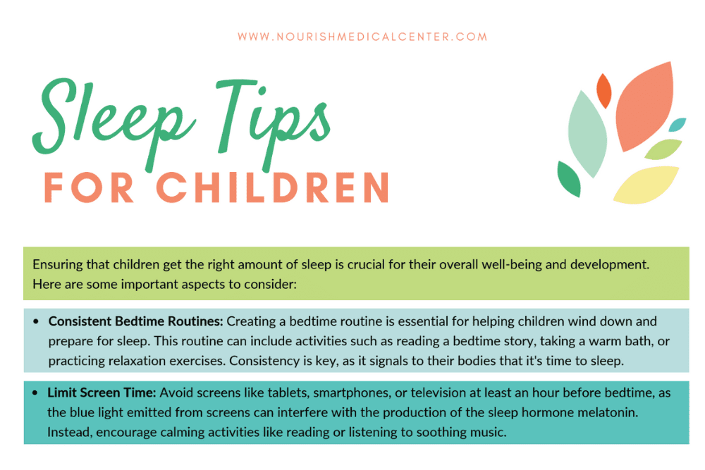 Sleep Tips for Children | Nourish Medical Center